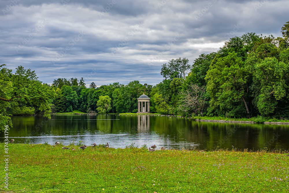 Nymphenburg Palace (Schloss Nymphenburg, 1675). Nymphenburg Palace Park ...