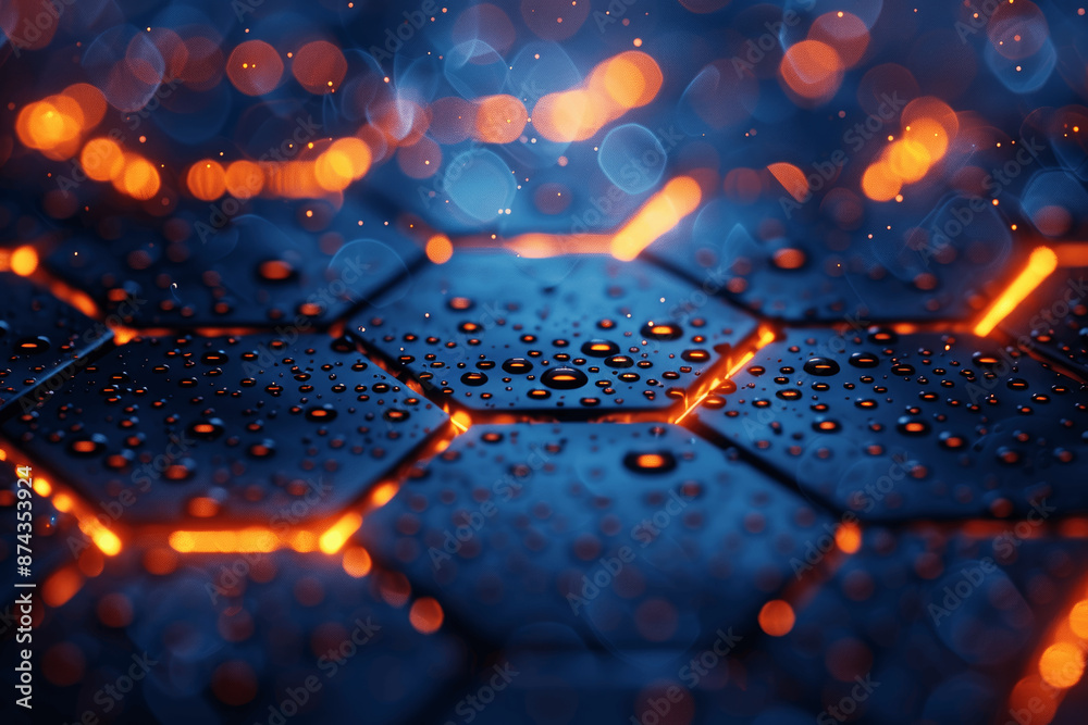 Innovative Blue Nanotech Concept with Carbon Spheres and Organic Chains ...