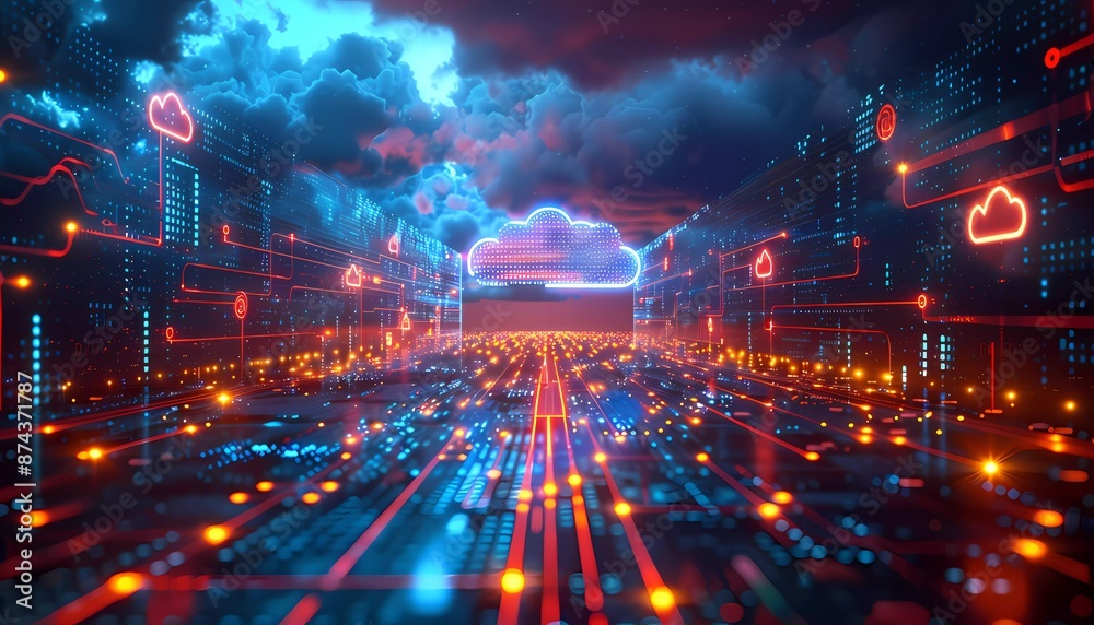 Digital Ecosystems, Abstract representations of interconnected digital ...