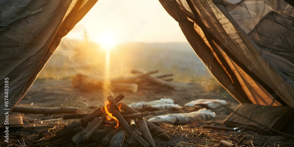 Paleolithic campsite reveals nomadic huntergatherers survival with ...
