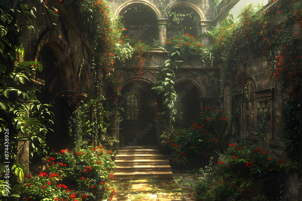 The Hanging Gardens of Babylon, one of the Seven Wonders of the Ancient ...