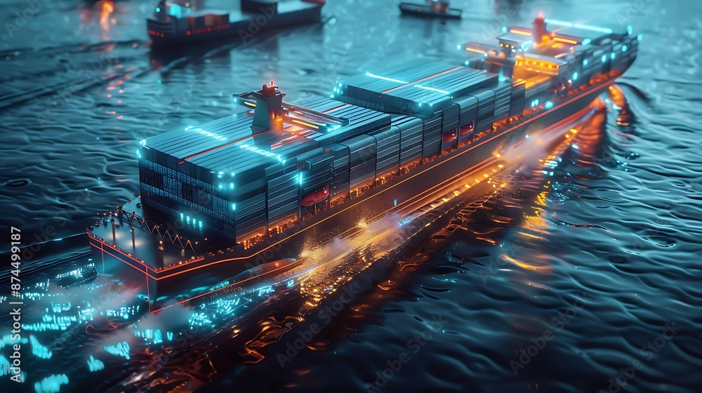 Employing world maps and supply chain networks for container export ...