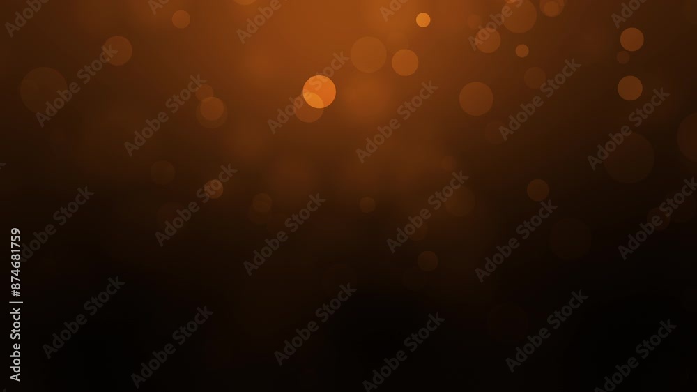black and gold background animation with particles. black bg and gold ...