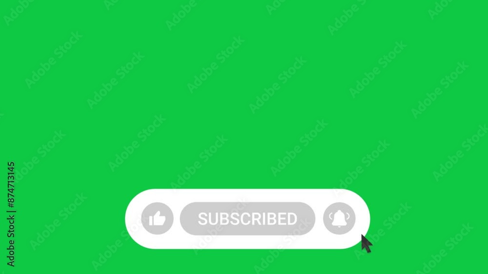 Subscribe Button Animation, Subscribing Animation, Animated Subscribe ...