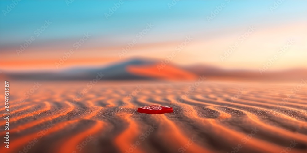 Traditional Mongol font square seal design symbolizing Mengir theme ...