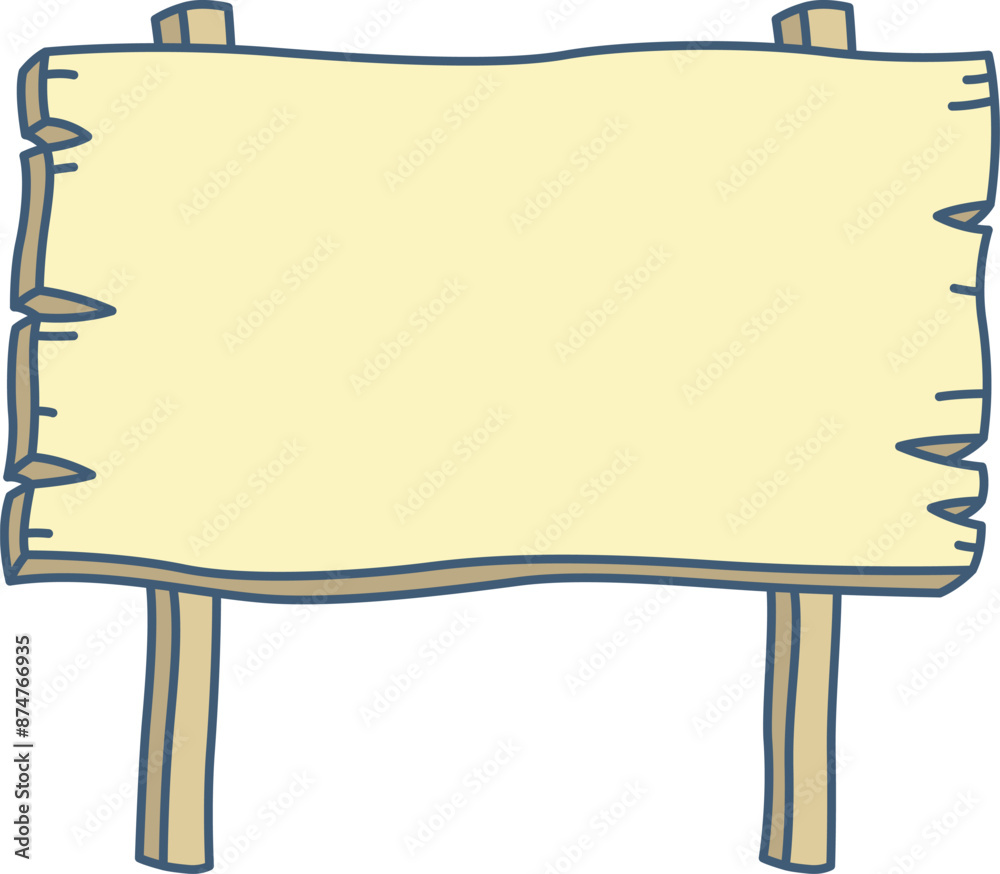 Wooden plank signpost background template space for ground road map ...