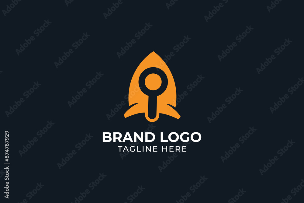 military submarine logo vector icon, Submarine with a simple window ...