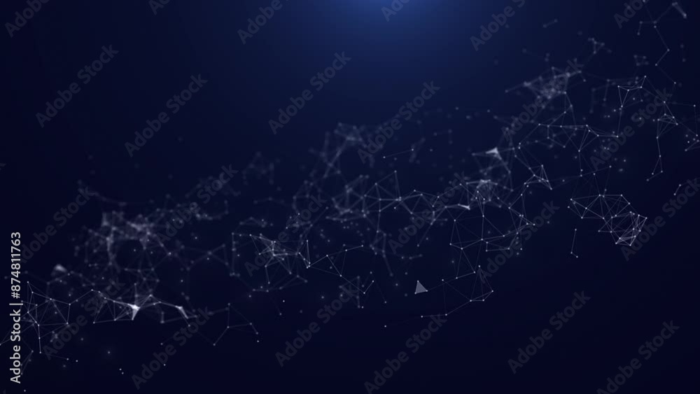 Plexus tech particles background hi-tech digital dot line particle background, network ...