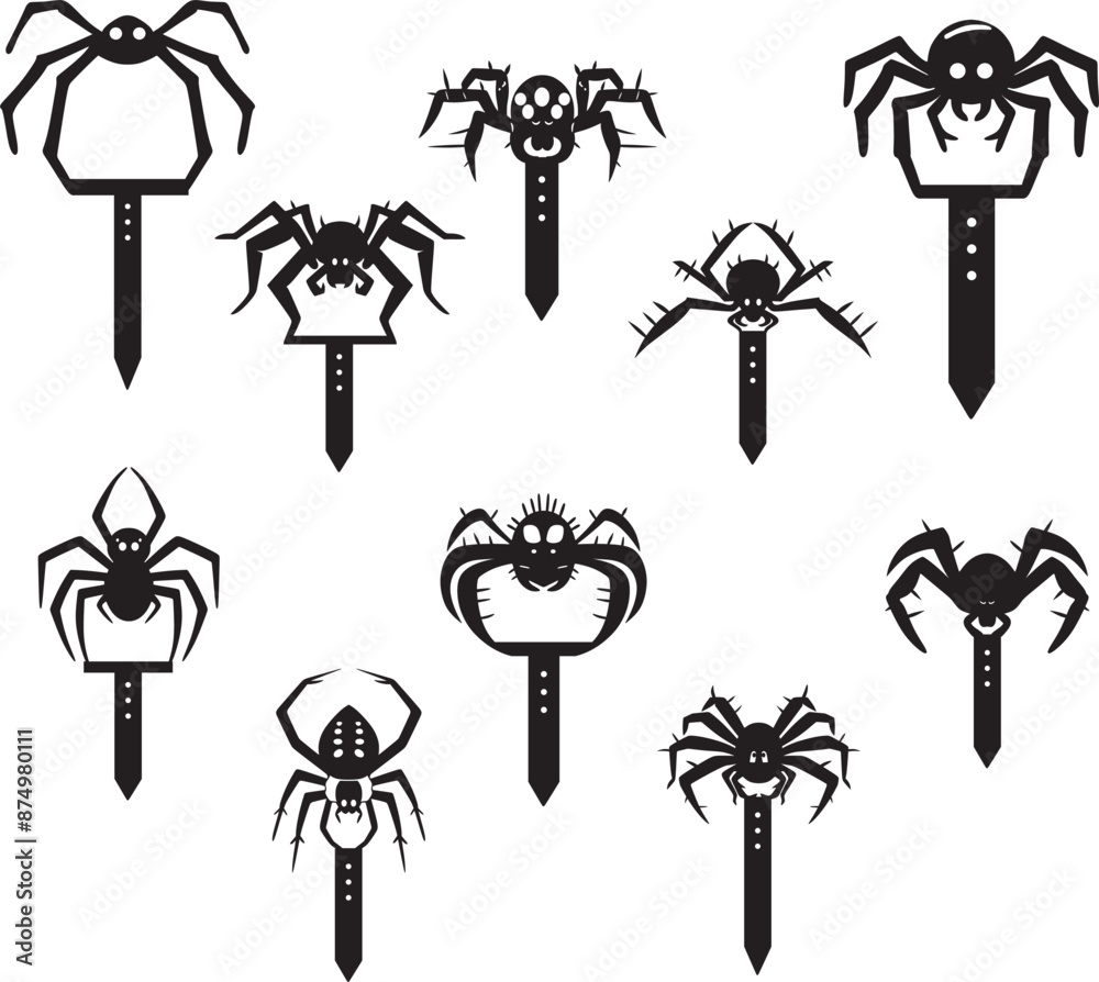 Vetor de Spider SVG Bundle, Glowforge or Cricut Files, Laser Cutting ...