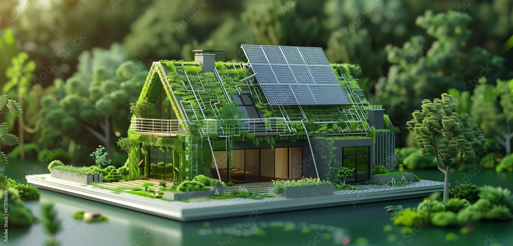 Blueprint of a Sustainable Smart Home Eco-architecture tech-integrated ...