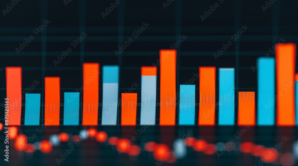 Contemporary design with detailed icons of stocks, bonds, and revenue ...