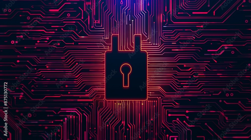 Innovative IT with sleek, modern patterns representing internet ...