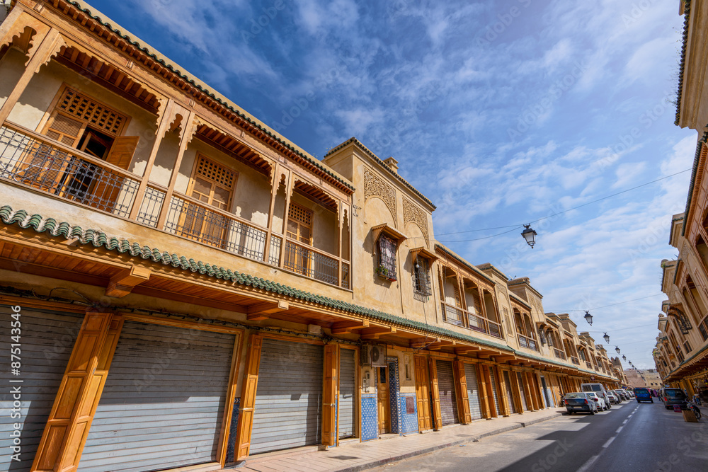 Traditional buildings in the historic Jewish Quarter near the Royal ...