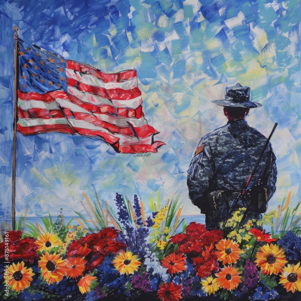 Honoring Patriot Day with Belief, Faith, Hope, Hard Work, Flags ...