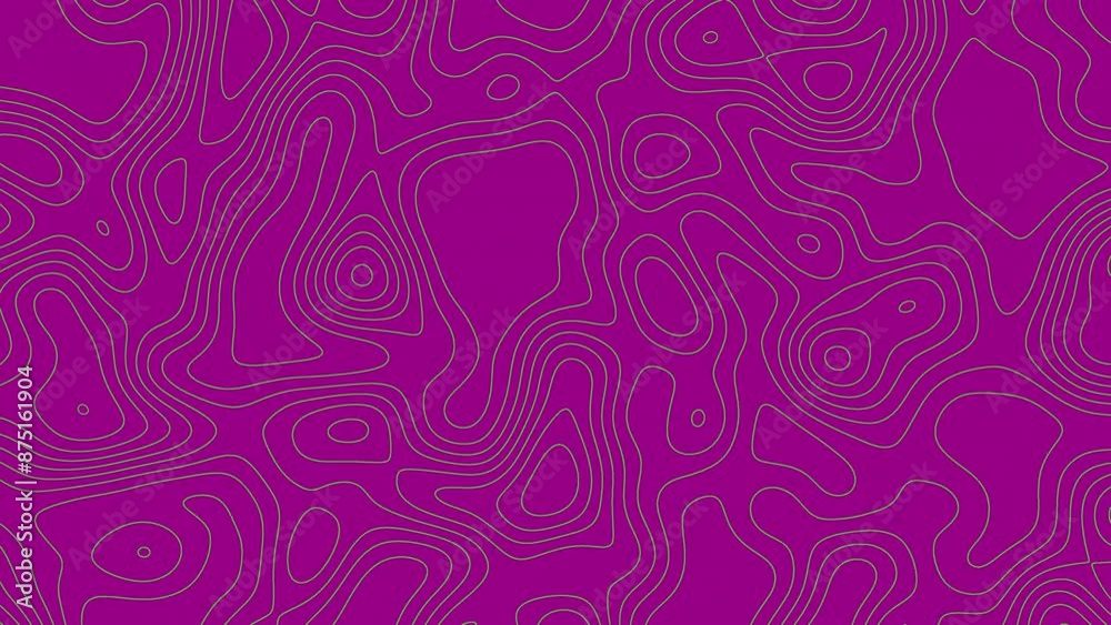Topography map background concept. Topography map with lines. Purple ...