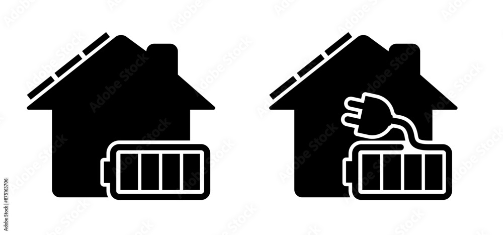 Milieu, sun energy, solar panels, plug and play. Environmentally ...
