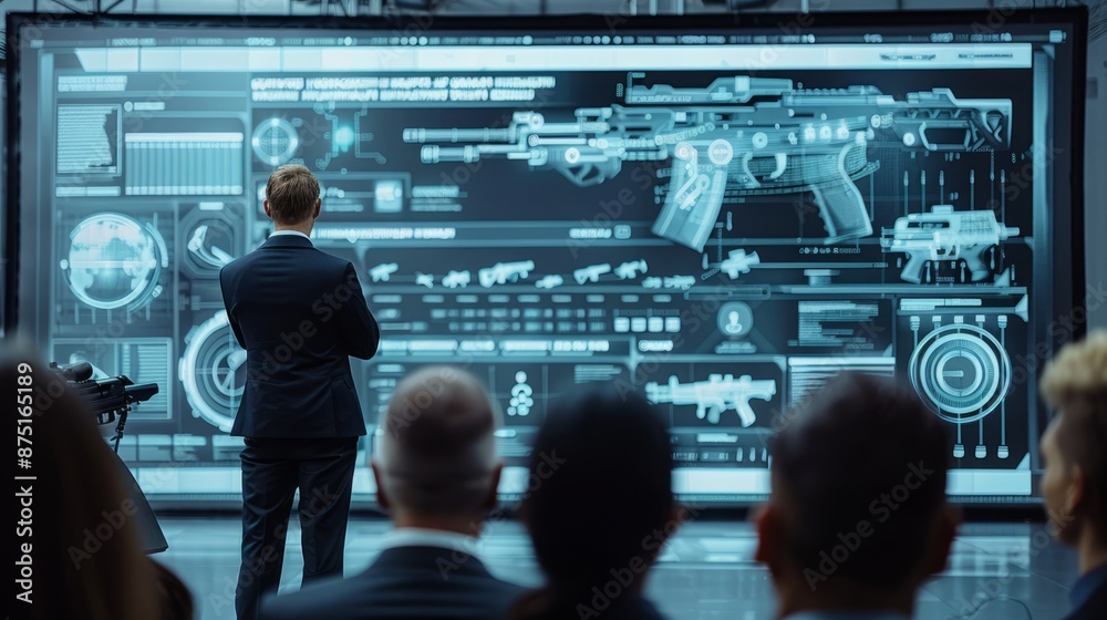 At a global conference devoted to firearm technology, a focused ...