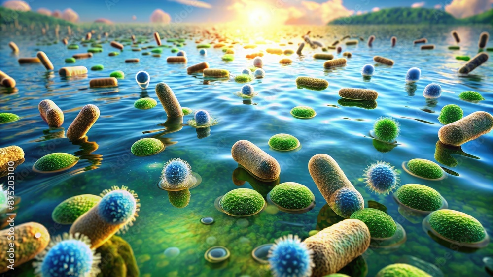 Harnessing the power of floating bacteria for bioremediation in a ...
