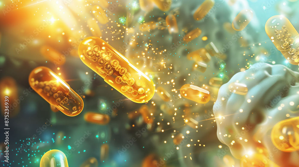 Selenium Enhancing Antioxidant Protection Showing Hologram Of Selenium