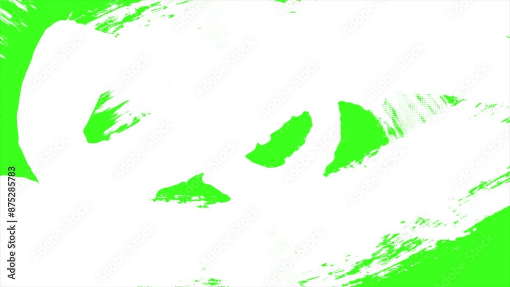 pack of stroke brush animation for transition 4k footage green screen ...