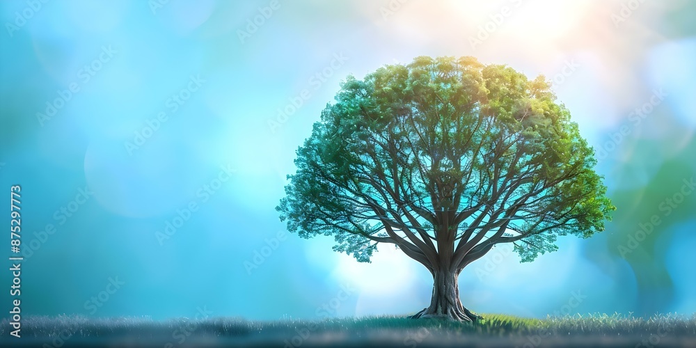 Yggdrasil World Tree in Norse mythology connecting realms through its ...