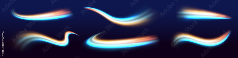 Creative vector illustration of flying cosmic meteor, planetoid, comet ...