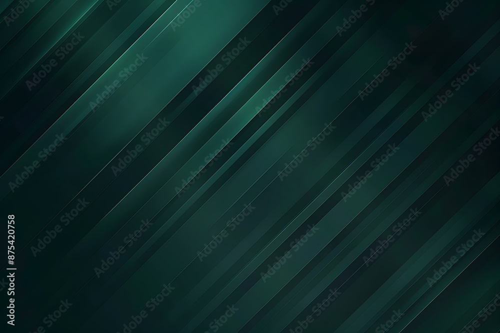 Abstract green lines creating speed effect with diagonal background ...