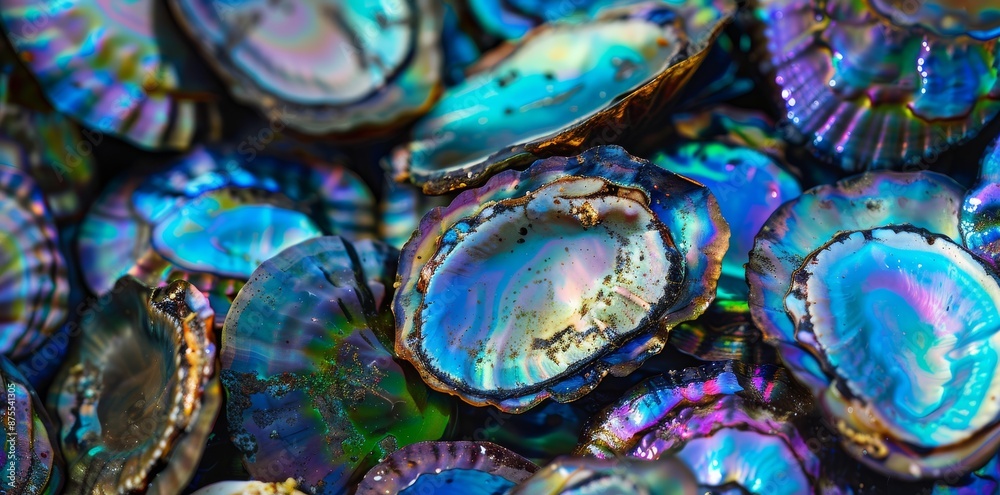 An image of an abalone stone texture on a pattern background, abalone ...