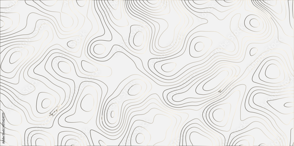 Vetor de Abstract background with lines Topographic map gradient ...