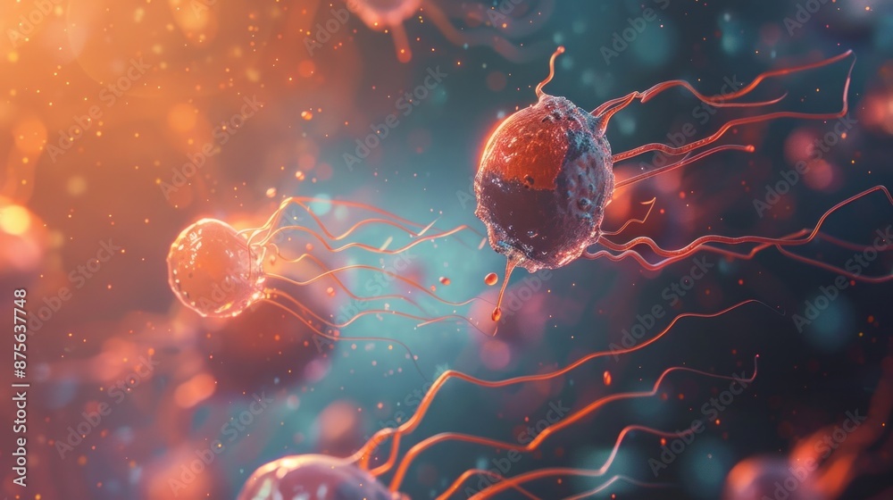 The miracle of creation captured in a single frame: a sperm cell ...