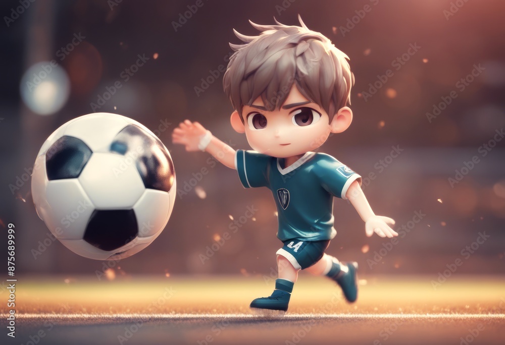 playing icon cool drawing small fantasy exaggerated japanese style ...