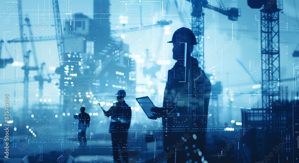 Digital Construction The Future of Building Digital Blueprint Building ...