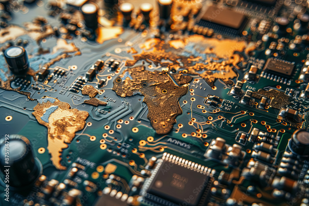 Tech conflict over semiconductor supply chains, geopolitical map ...