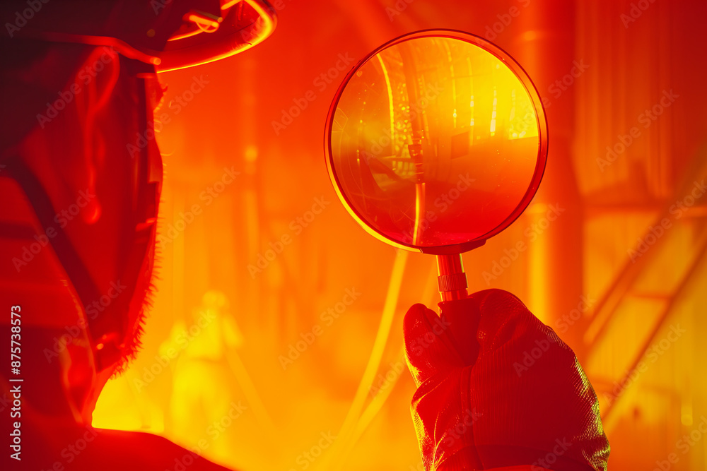 Fire surveillance inspection indicator and firefighting with a ...