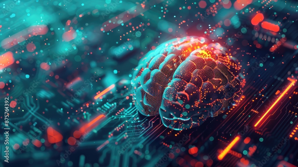 Visual representation of machine learning algorithms processing big ...