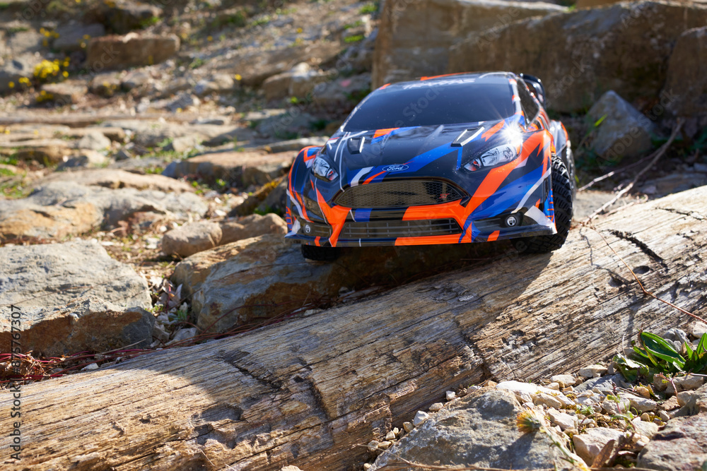 Reudern, Germany - March 09, 2024: Ford fiesta rc rally car. The new ...