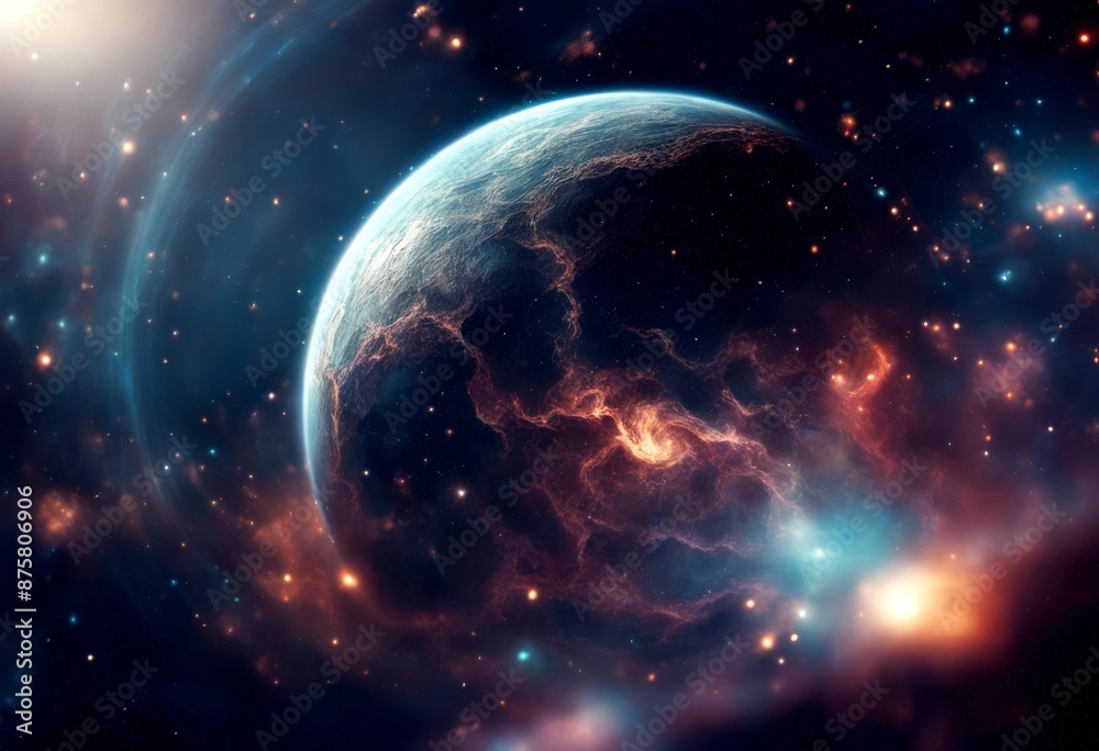 fi deep sci backgrounds design abstract space r art background blue new ...