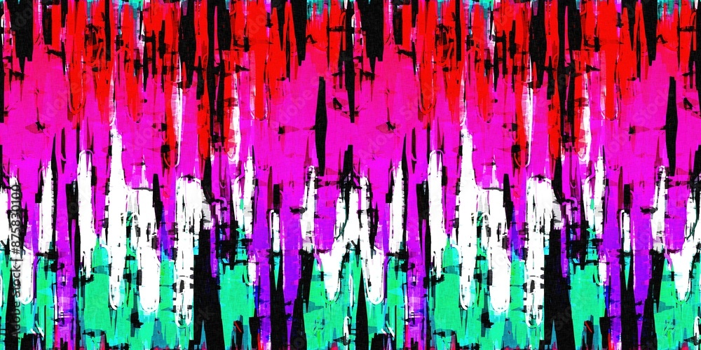 Fun dripping paint effect digital banner pattern with whimsical ink ...