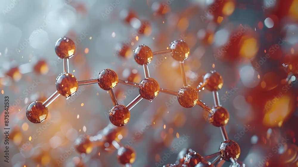 **Display the molecular structure of acetic acid with a carboxyl group ...