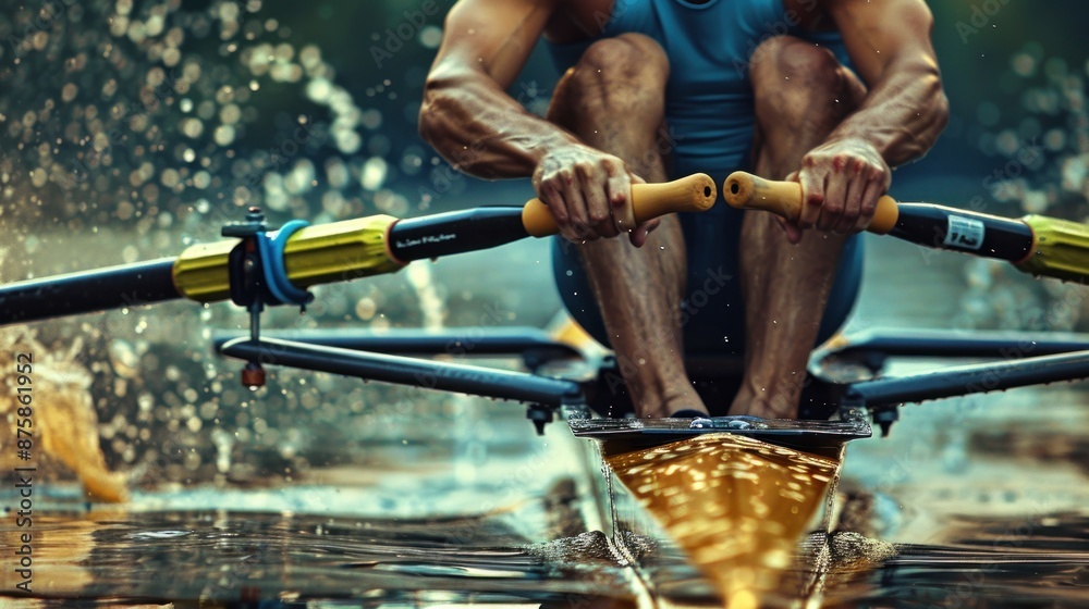 Rower in Action: A Dynamic Capture of Strength and Skill Stock ...