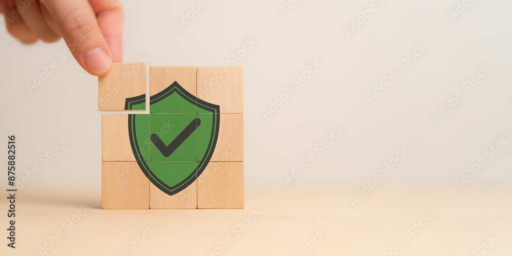 Work safety concept, hazards, protections, health and regulation. Data ...