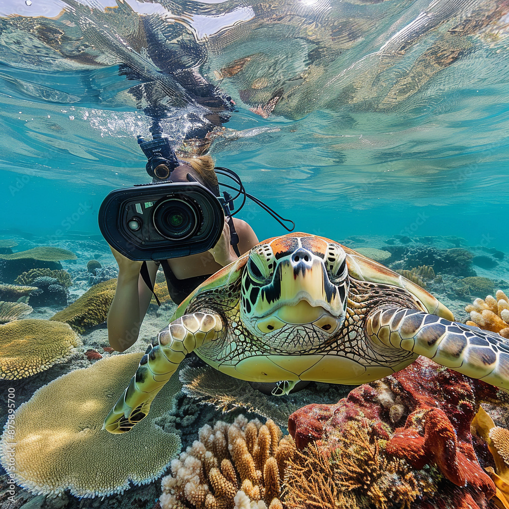 Write about a marine biologist who uses a portrait of a happy sea ...