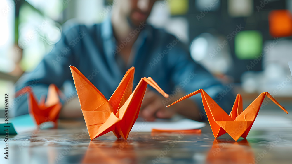 Risk Management: An American risk analyst in a modern office ...