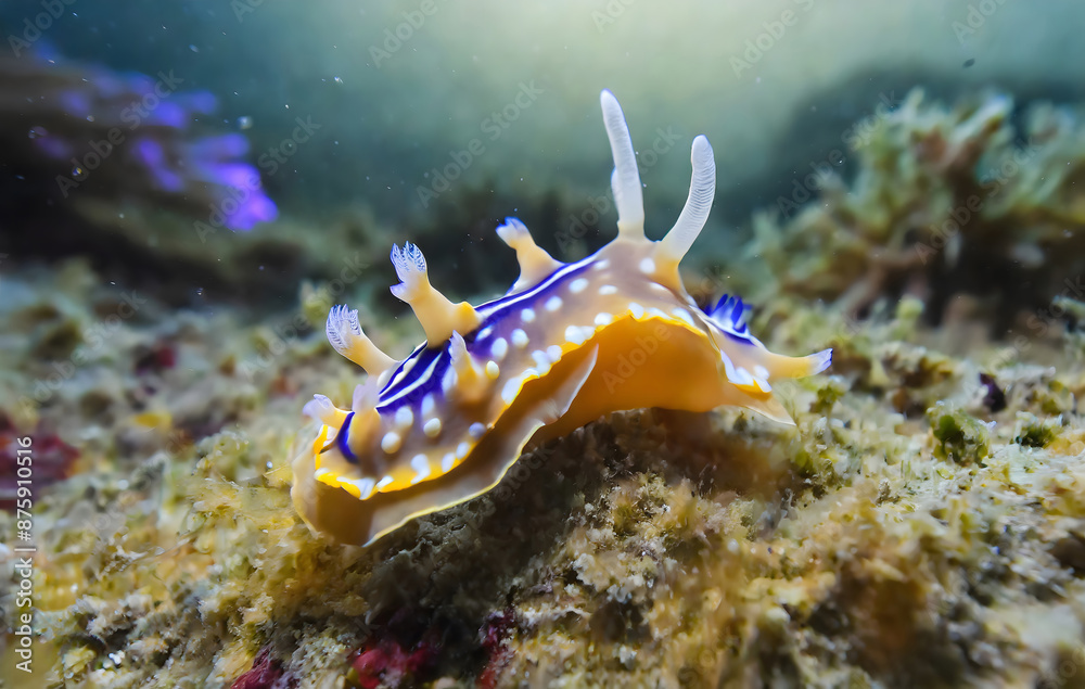 Sea life. Nudibranch is a member of Nudibranchia, a group of soft-bodied, marine gastropod ...