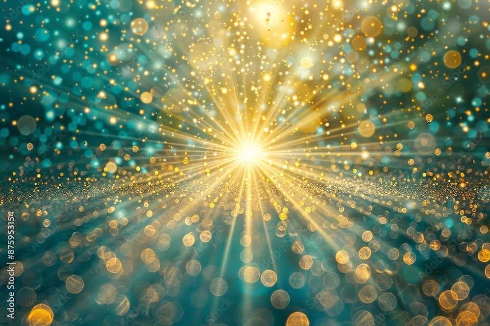 Conceptual depiction of the divine light radiating from the Logos of ...