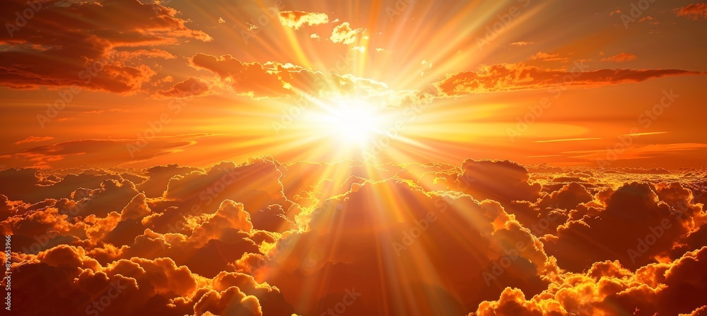 Conceptual depiction of the divine light radiating from the Logos of ...