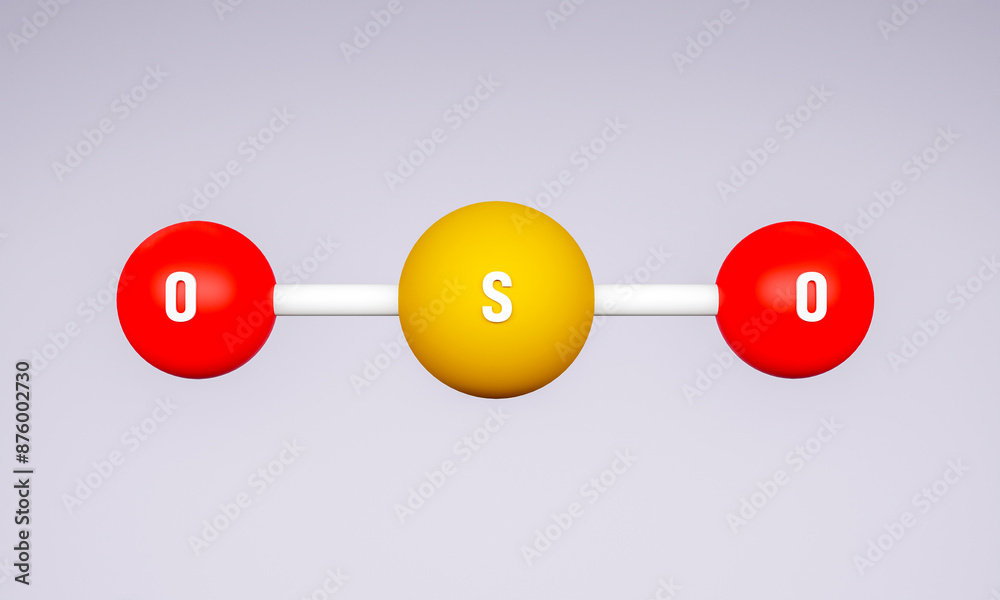 Hydrogen sulfide, H2S chemical bond. Sulfur and hydrogen compound. 3D ...