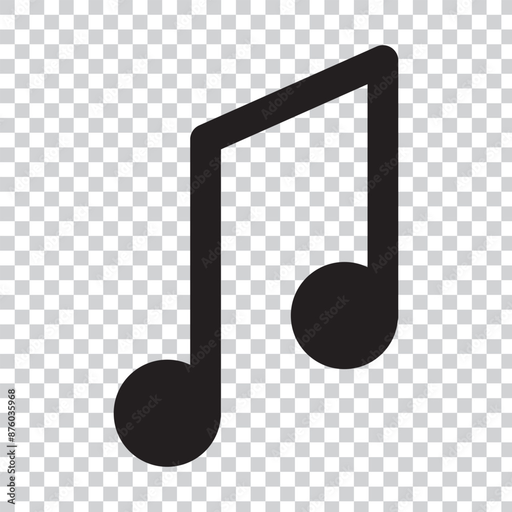 Icon of music note. Music Note Icon, Treble Clef, Bass Clef, Sharp ...