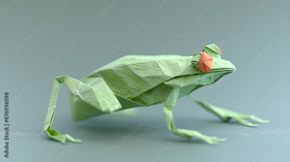 Frog: A fun origami animal that can jump and leap, made from a single ...