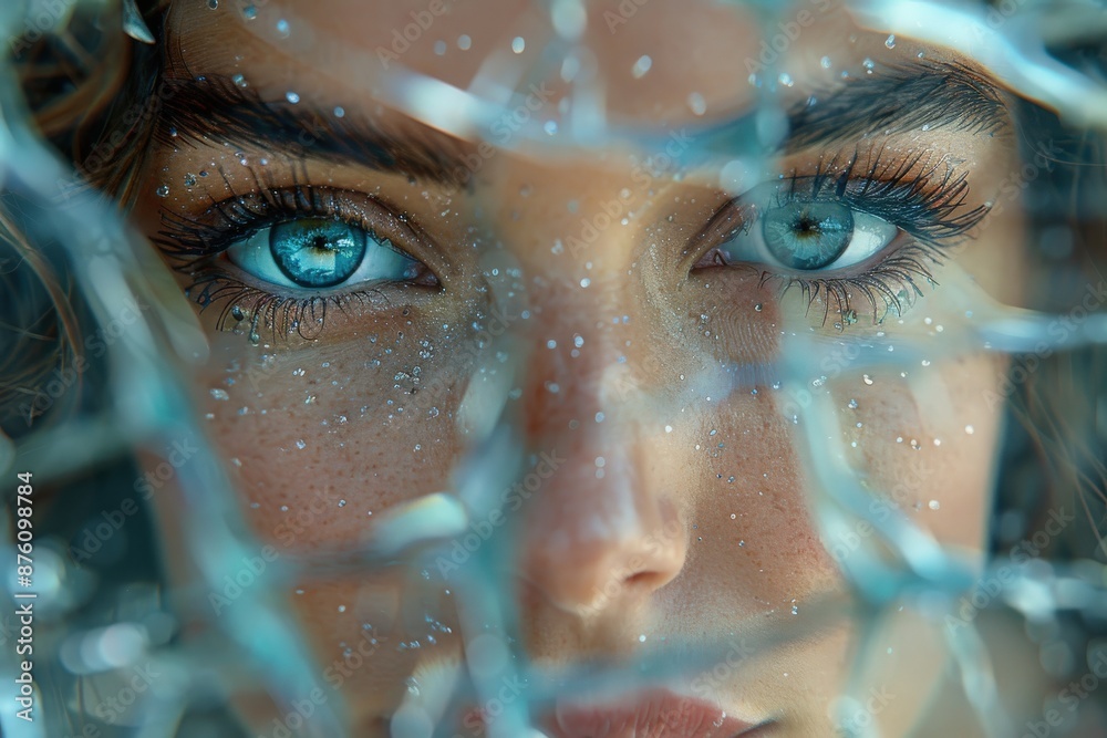 A completely blurred image with abstract elements and a mix of ...